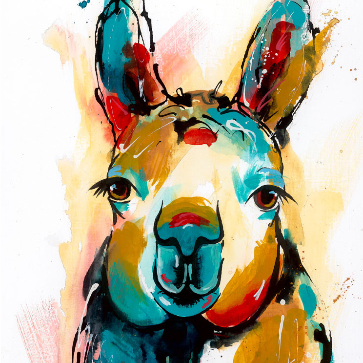 Llama (print) - Elizabeth Baldin