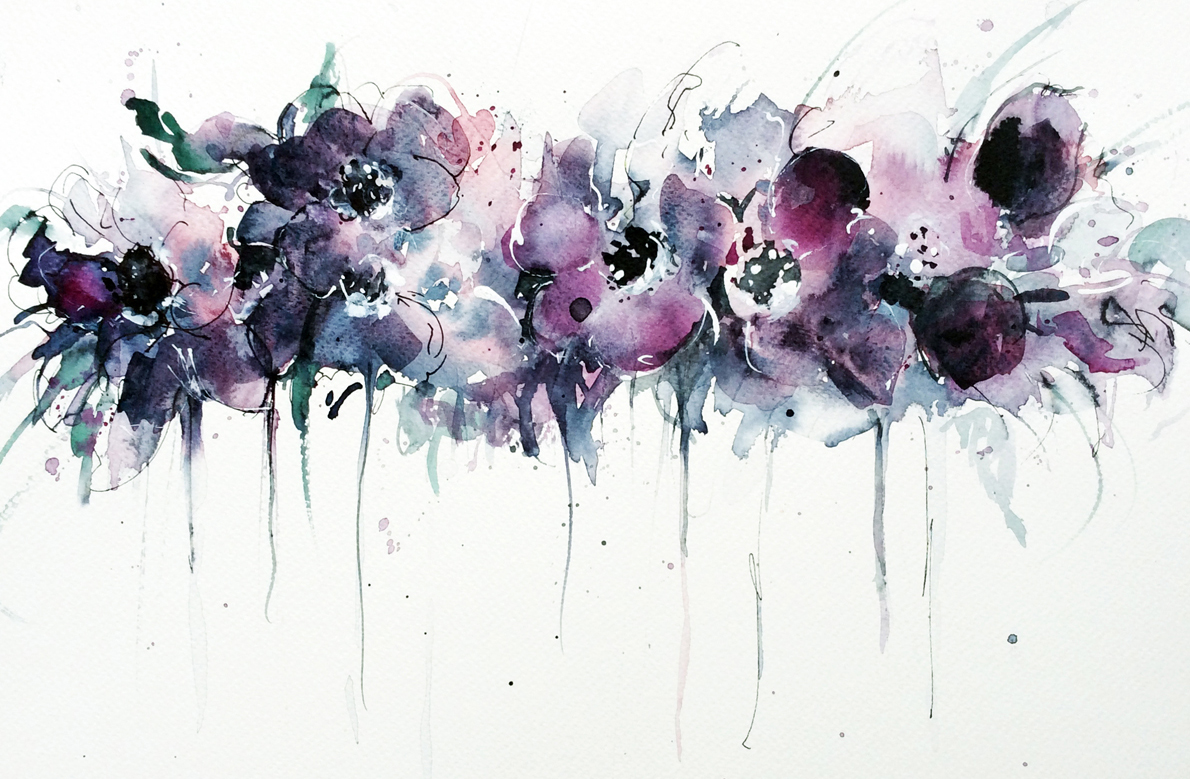 Purple Joy (print) - Elizabeth Baldin